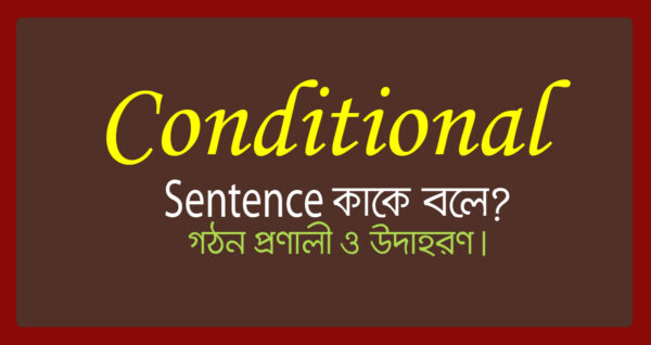 Conditional Sentences কি? Conditional Sentences Rules & Examples